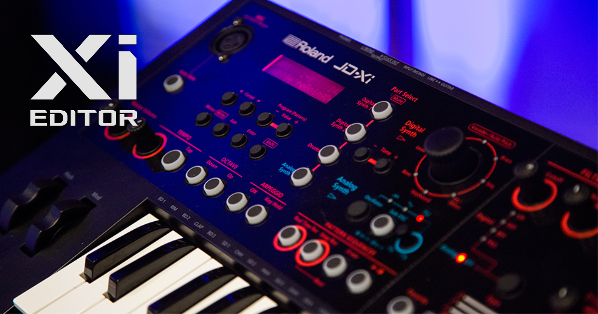 Xi-Editor - Software Editor for JD-Xi Synthesizer